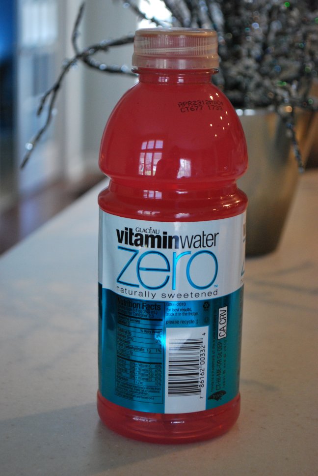 CLEAN FREAK: Rehydrate with Glaceau Vitamin Water ZERO