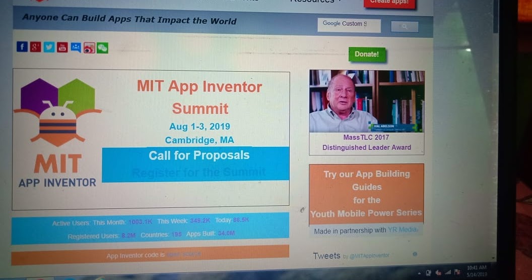 ESP32 with mfrc522: Pedometer using MIT App Inventor