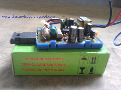 Membuat Switching Power Supply dari bekas Trafo TV