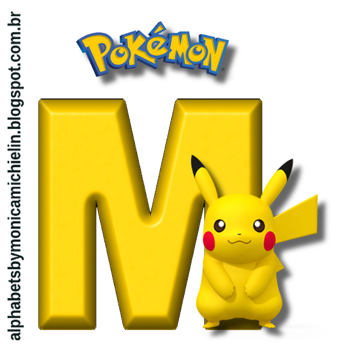 M. Michielin Alphabets: #POKEMON ALPHABET PNG