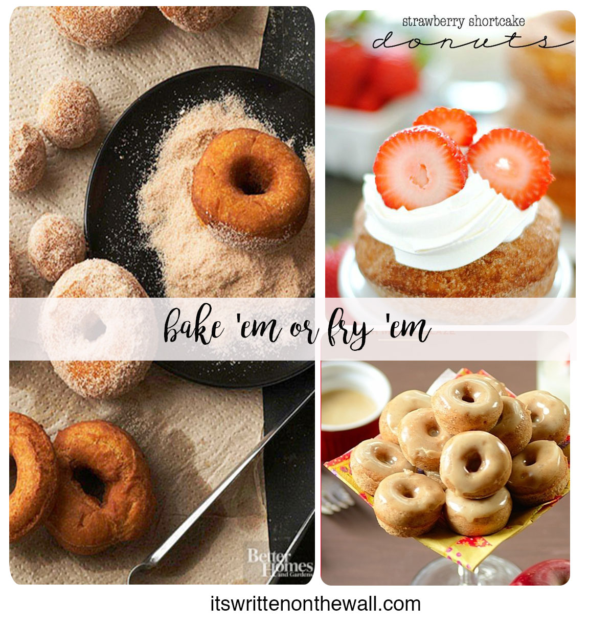 It's Written on the Wall: 50 Yummy Donut Recipes You Can Make At Home ...