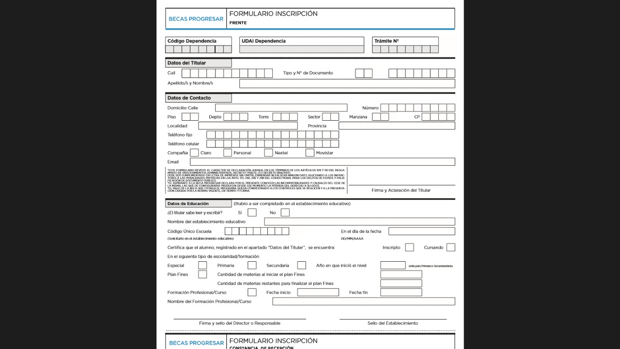 Becas Progresar 2019: Cómo inscribirte correctamente al sistema paso a paso