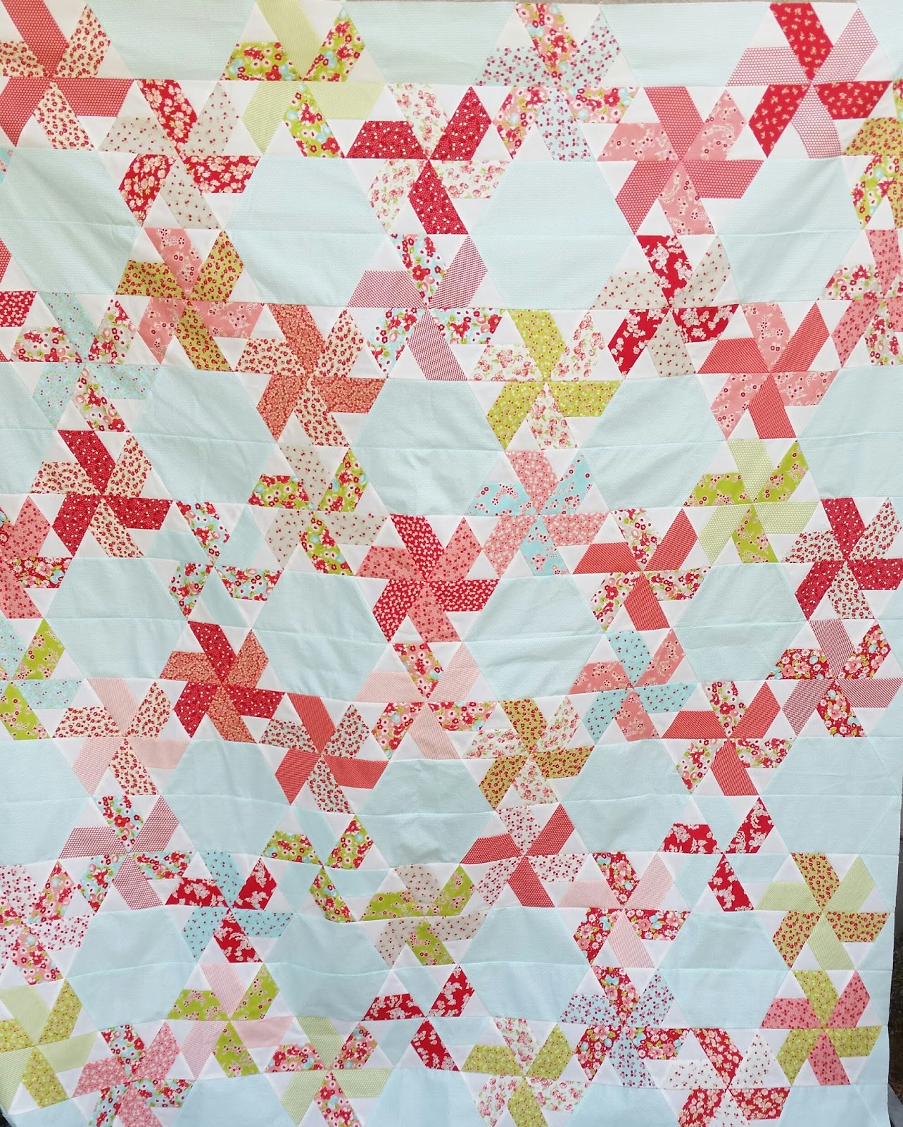 Quilt Story: Little Ruby Quilt along finish!