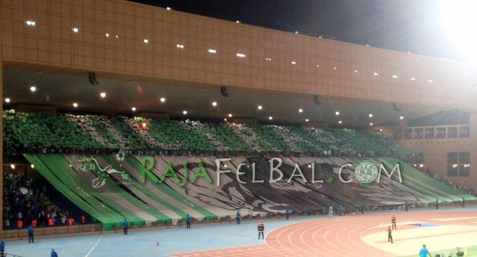 Photos Tifo Raja Contre KACM à Marrakech ~ ultras maroc