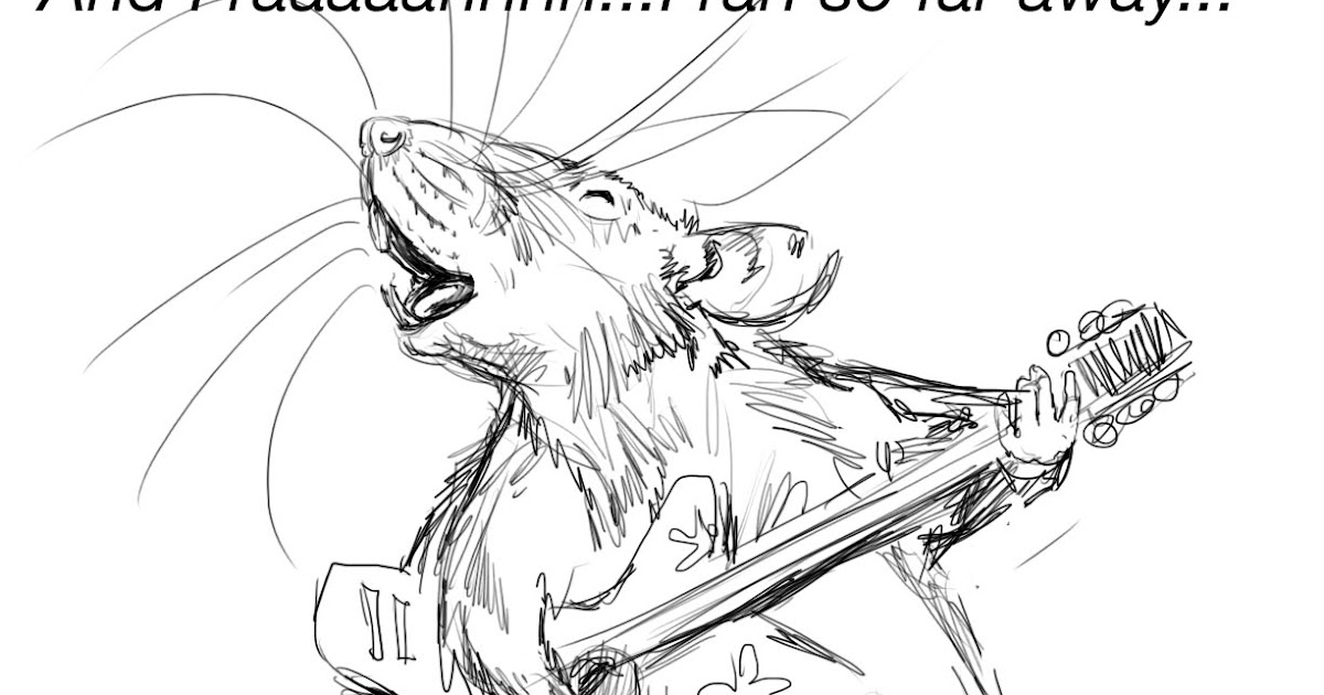 The Art of The Illustrated Rat: Rocking Rat