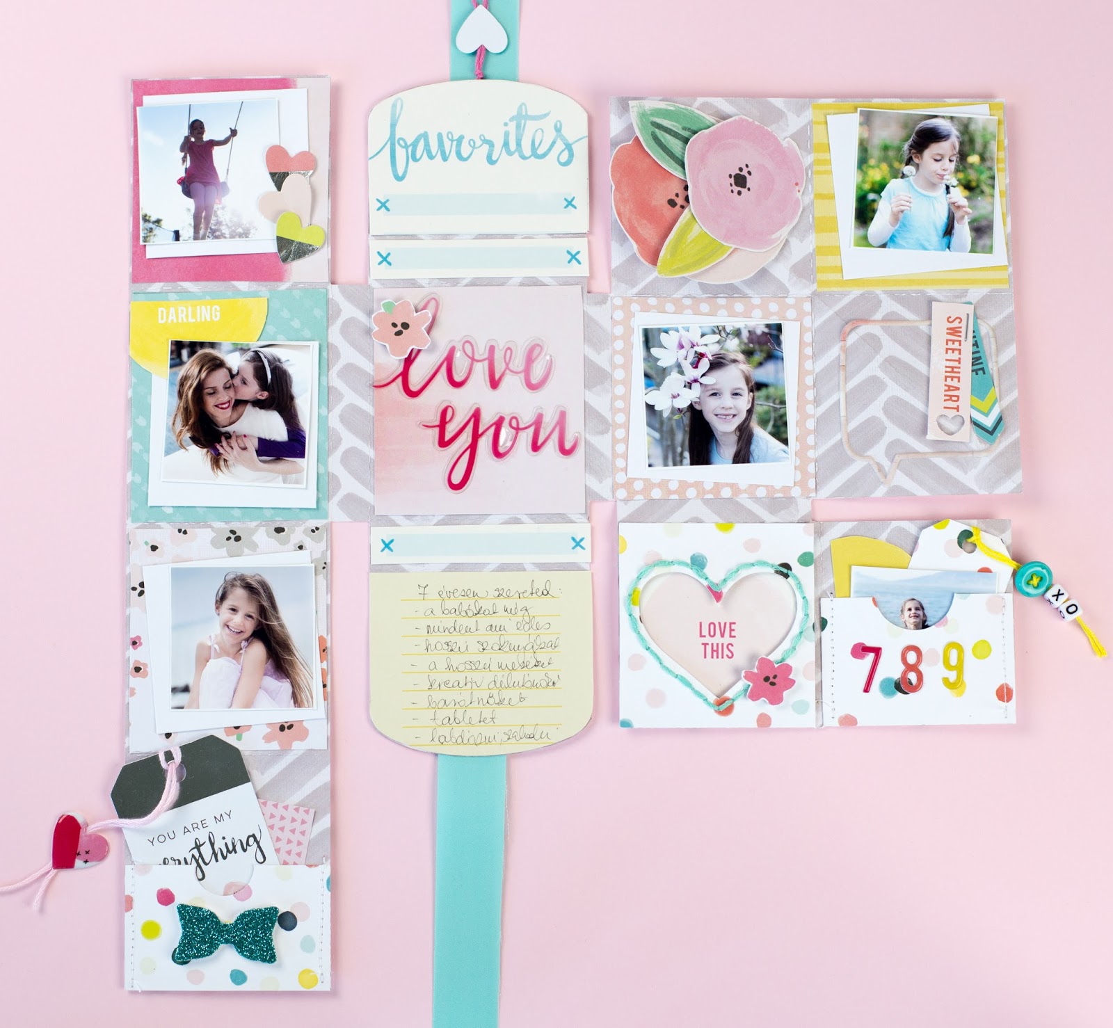One-page mini album + Cut file - Bea Valint | Scrapbooks