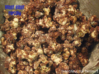 Muddy Buddy Popcorn | Searching for Dessert