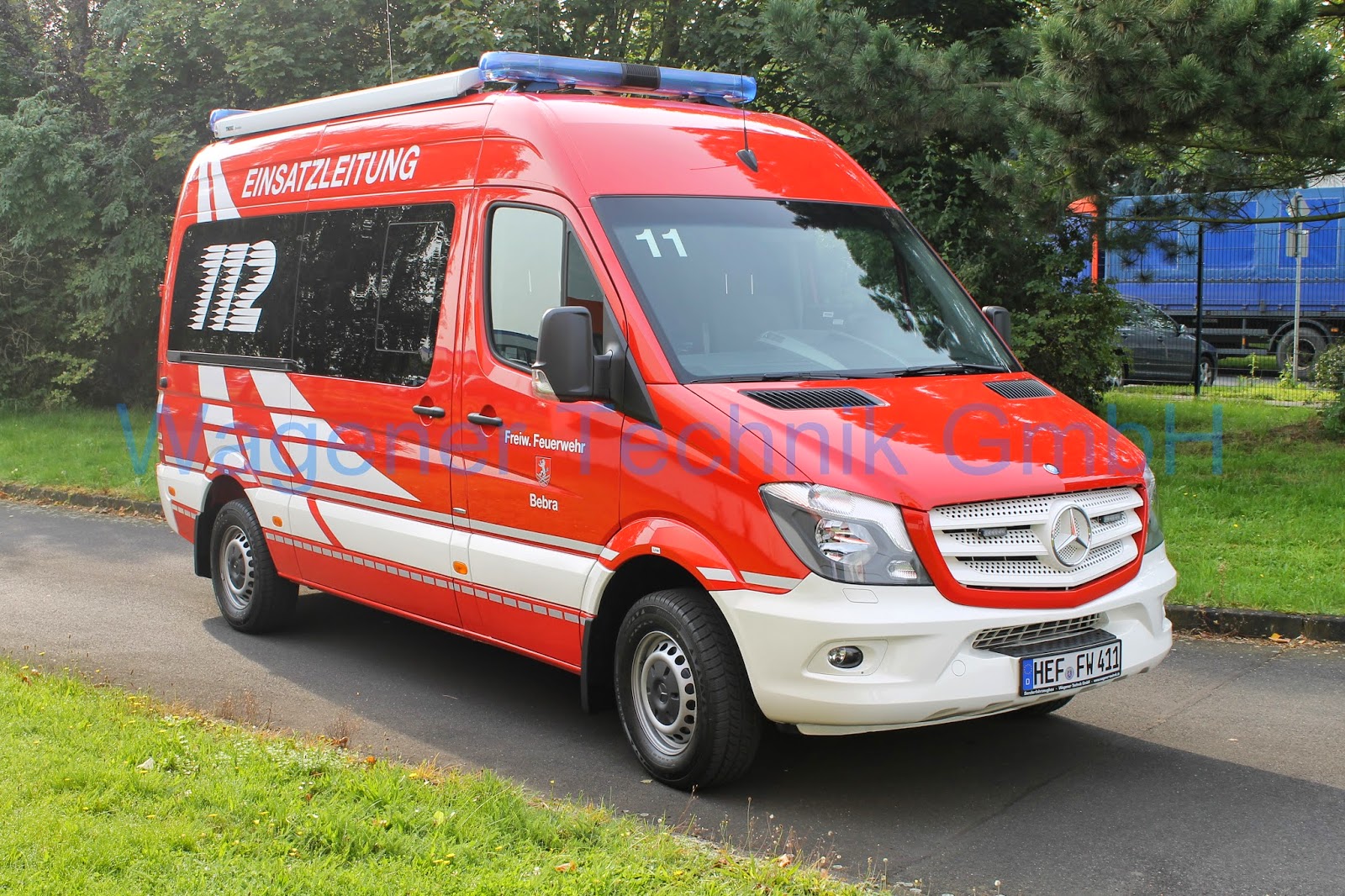 Wagener Technik Sonderfahrzeugbau: Übergabe: ELW 1 Feuerwehr Bebra