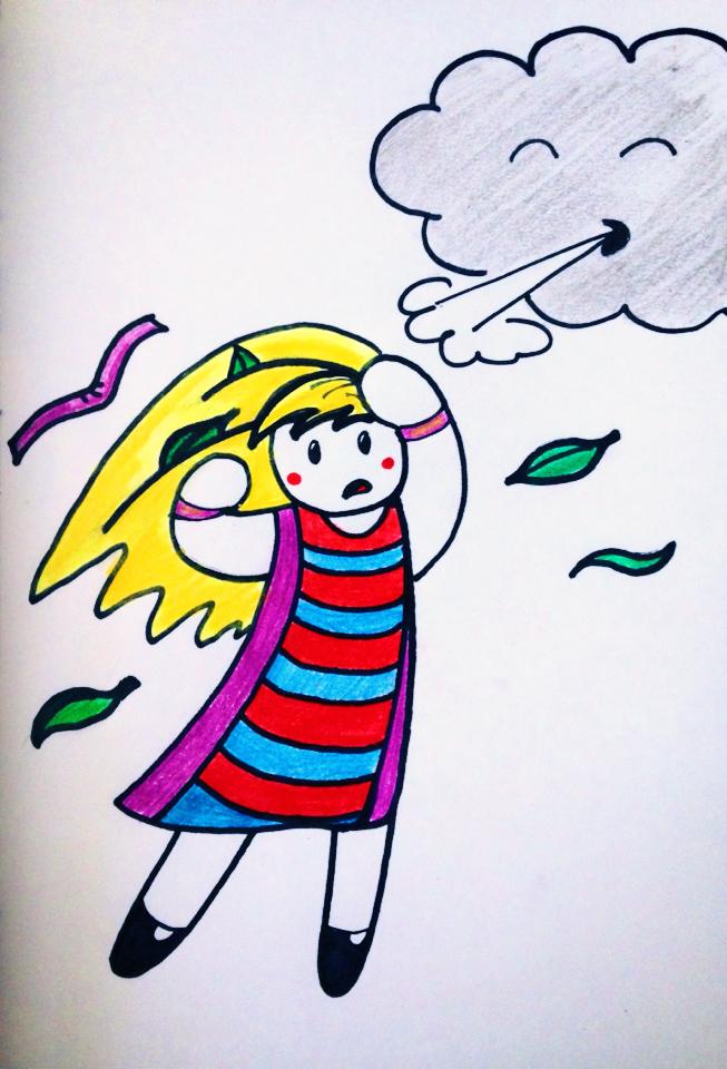 Galway Pub Scrawl: 31 Day Drawing Challenge 24 JUL 2013 - Bad Hair Day