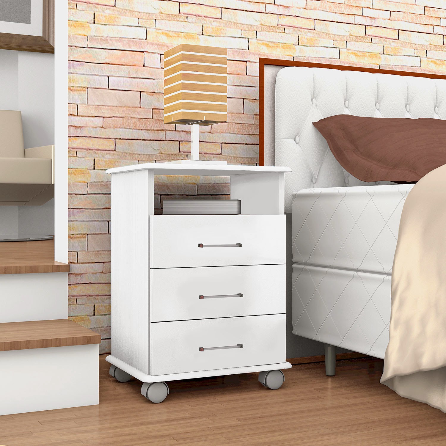 Cheio de funções - O criado mudo ao lado da cama é essencial! - Jeito ...