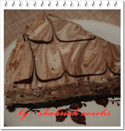 The Writer's CooKING!: UNBAKE CHOCOLATE CHEESE CAKE