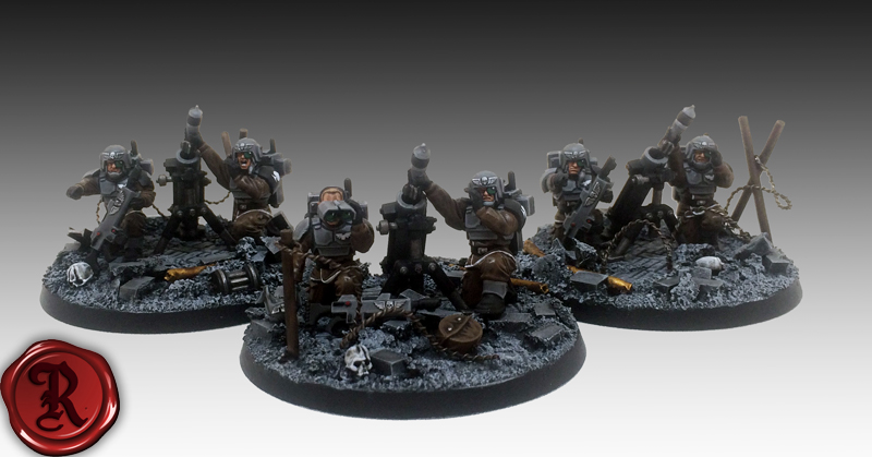 Warp-Forged: [40K - Imperial Guard] 15th Hyrkan Mortar Weapons Team