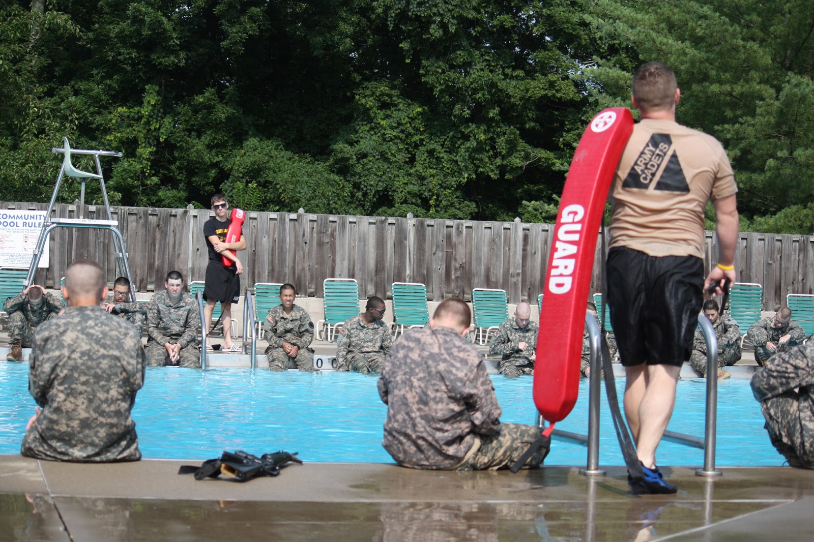 U.S. Army Cadet Corps: Cadets Get All Wet - Water Survival Training