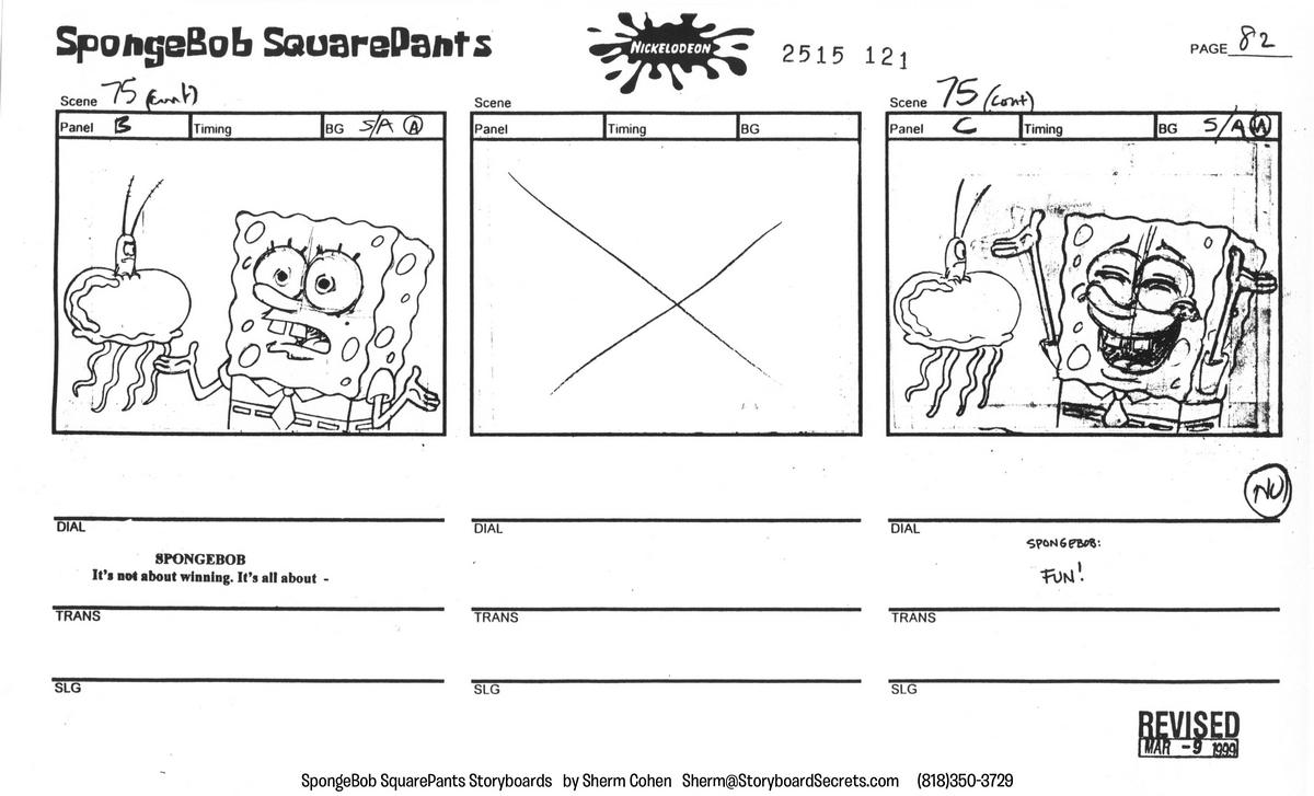 Sherm Cohen Storyboard Artist: SpongeBob Storyboards: The FUN Show