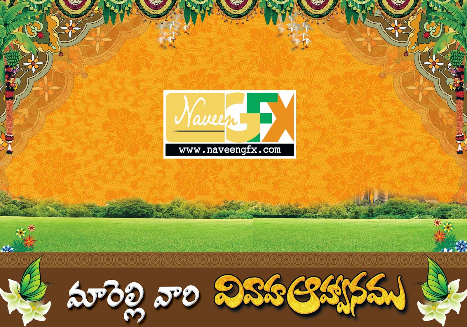 Wedding Flex Design | naveengfx