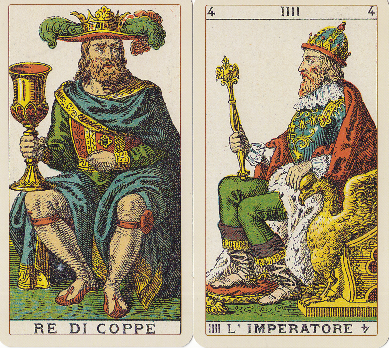 Rowan Tarot: Ancient Italian Tarot Pairs: Day 4