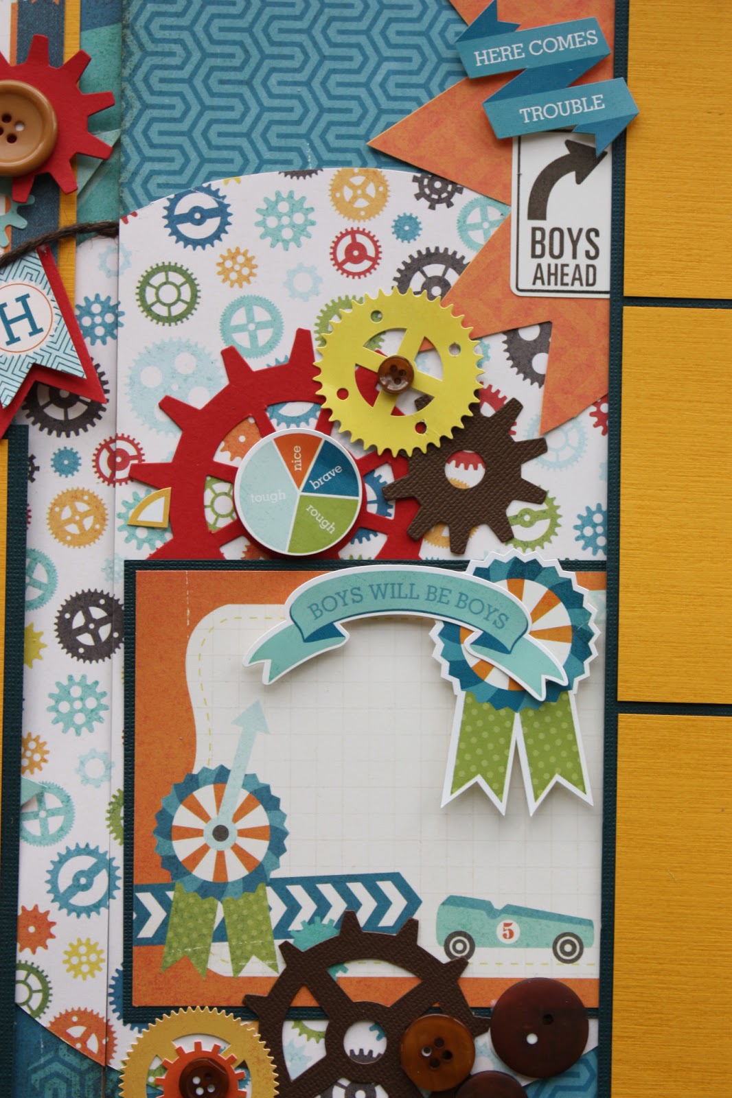 AMAZING GRACE Paper Crafts: Boys Will Be Boys