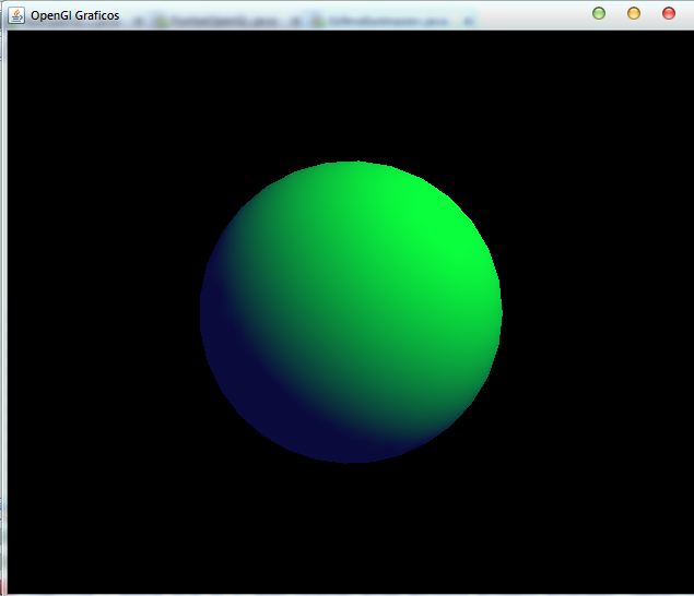 Como iluminar una esfera en OpenGL en Java Netbeans : Apuntes de ...