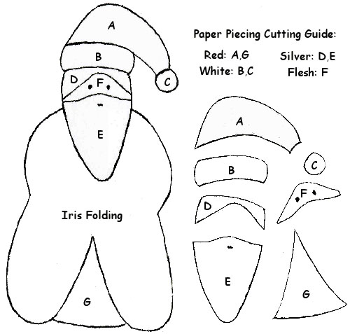 THETINCAT: Card Pattern Santa