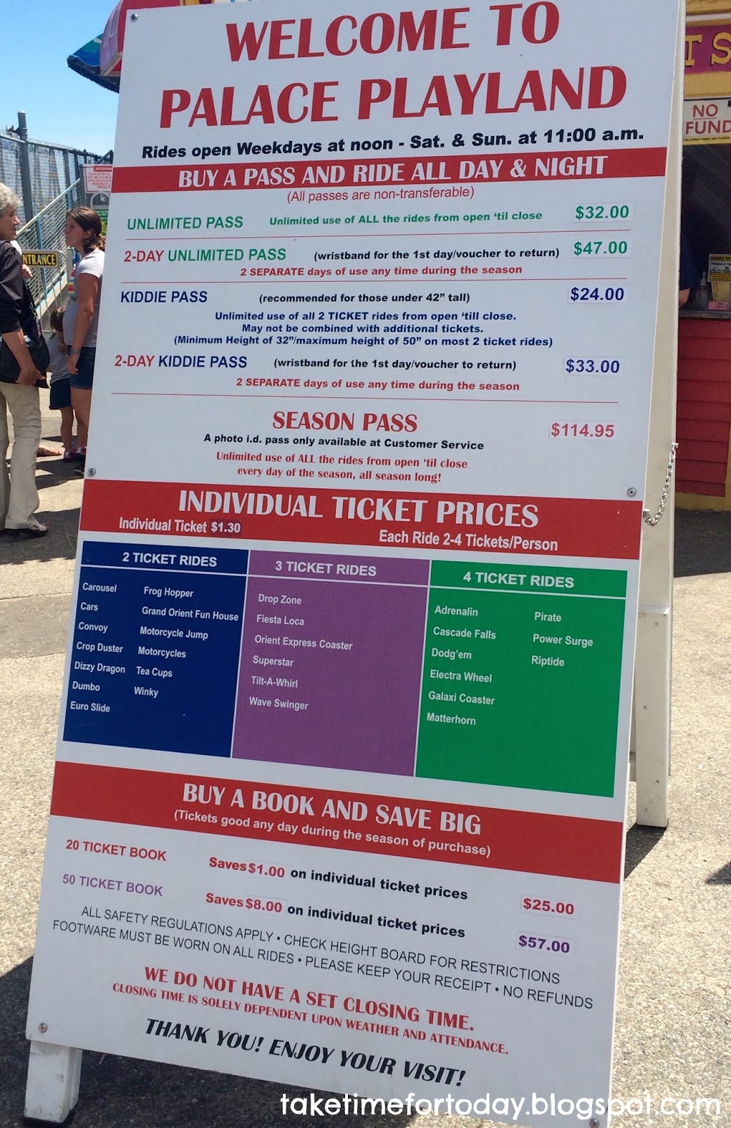 Take Time for Today: Palace Playland at Old Orchard Beach