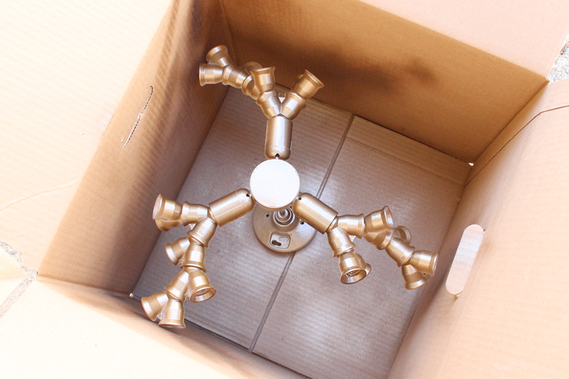 Make It: DIY Sputnik-Style Light Fixture