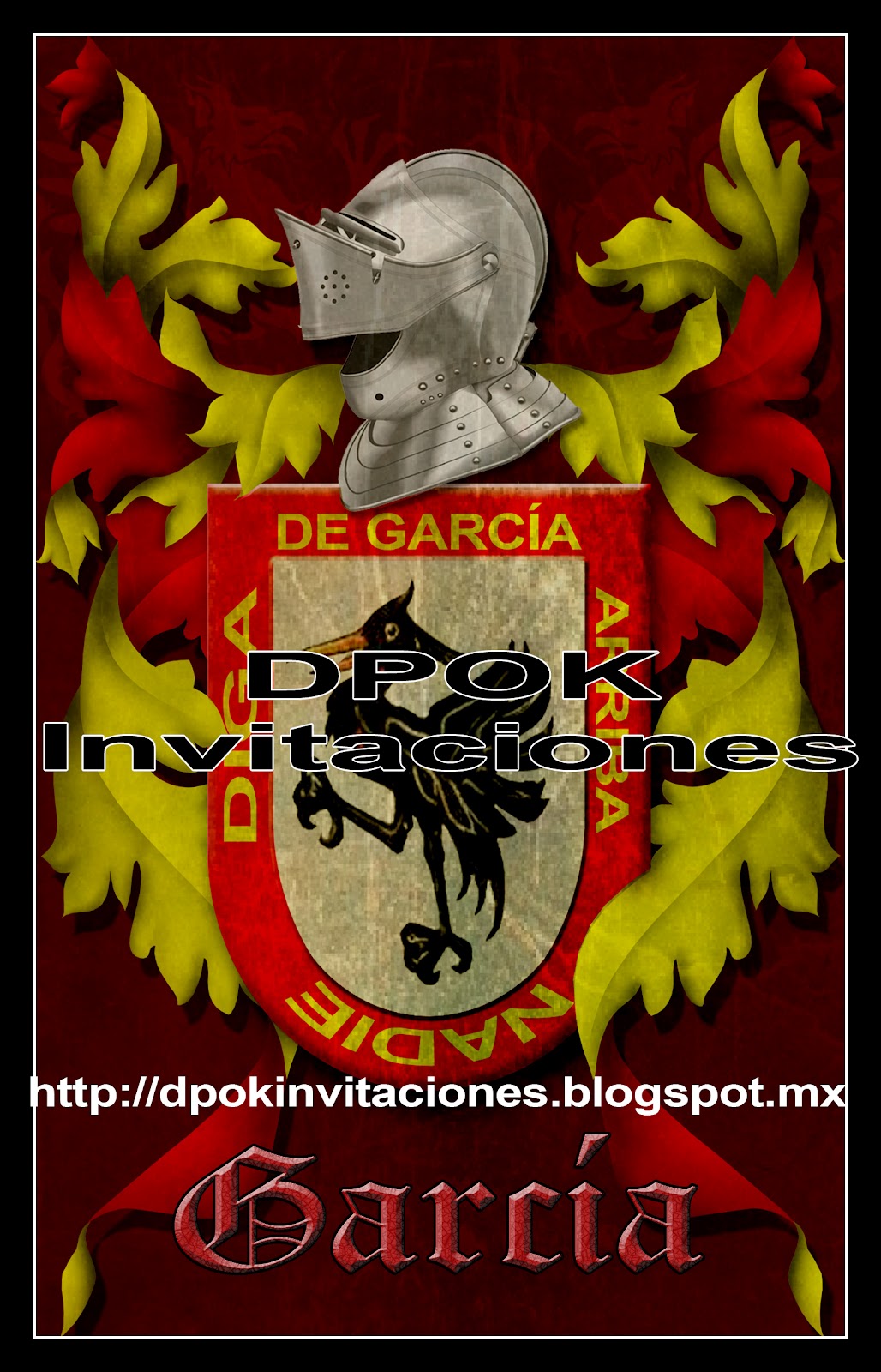 INVITACIONES CREATIVAS: ESCUDOS FAMILIARES