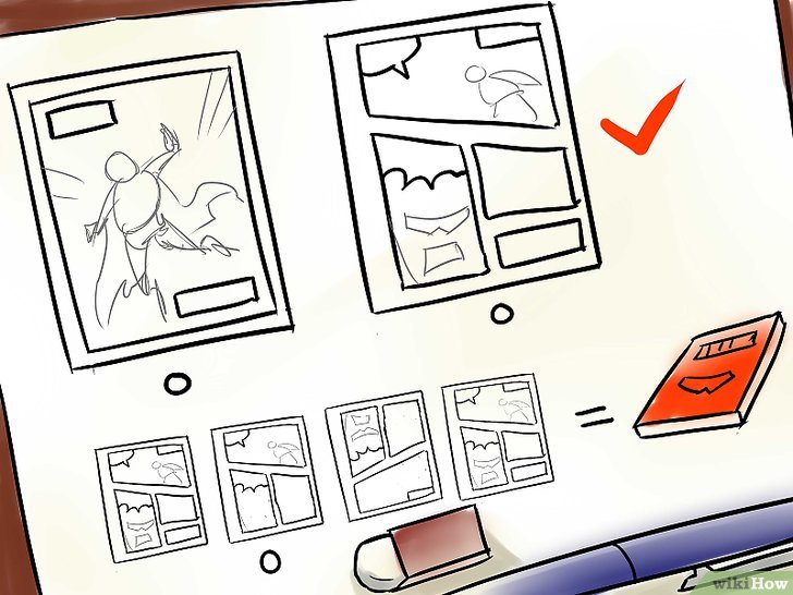 Cara membuat sketsa komik dan bg