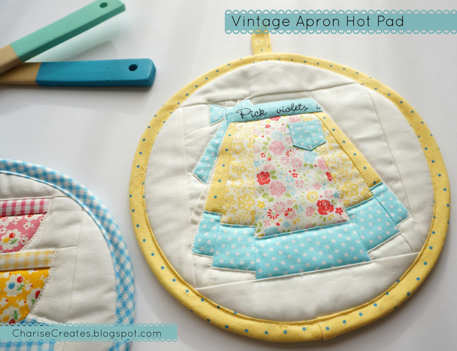 Charise Creates: Handmade Gifts ~ Vintage Kitchen Hot Pads