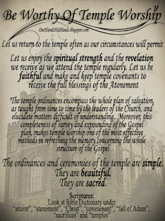 Our Hands, His Hands: Free Printables- Patience and Temple Worship