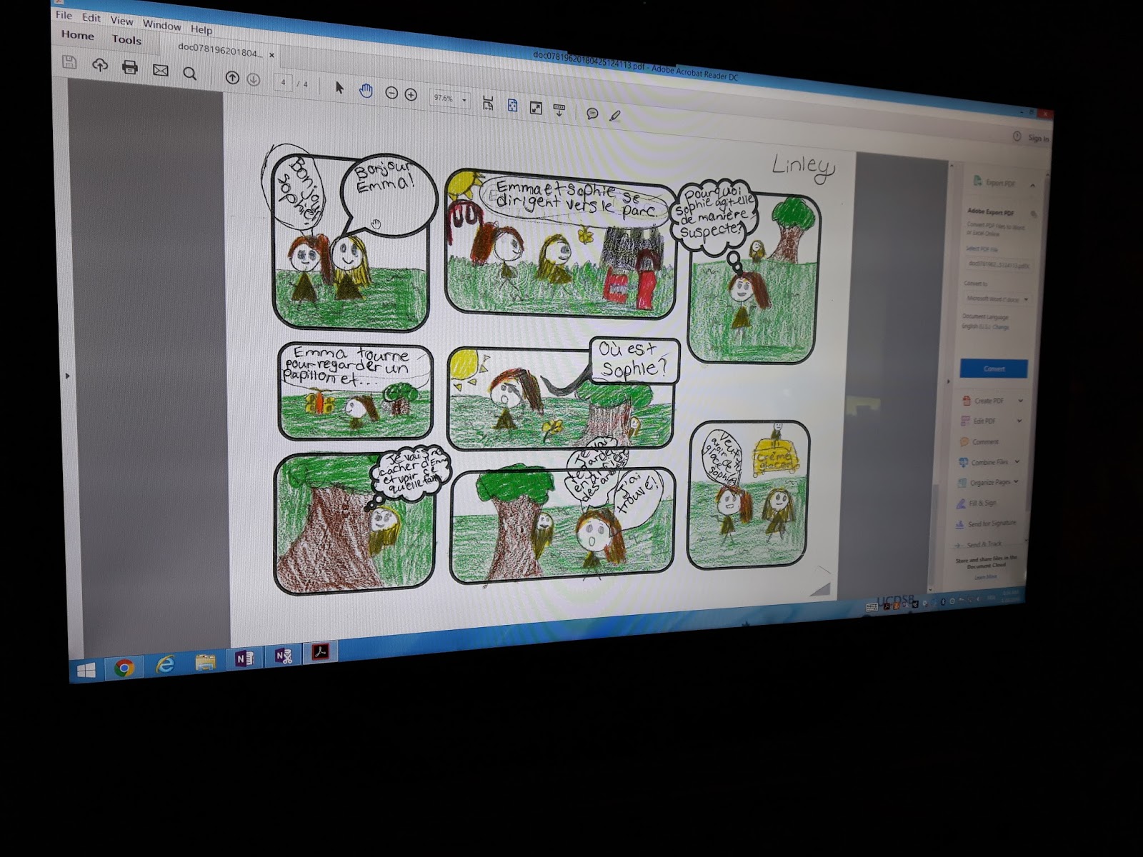 la classe de caro.: Écriture créative - BANDE DESSINÉE - Printemps