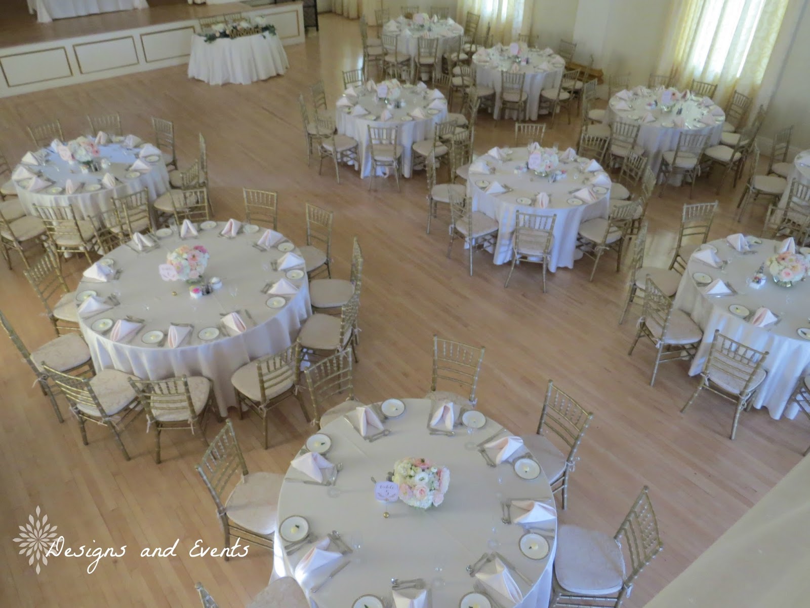 DesignsandEvents: A Pink and Cream Wedding