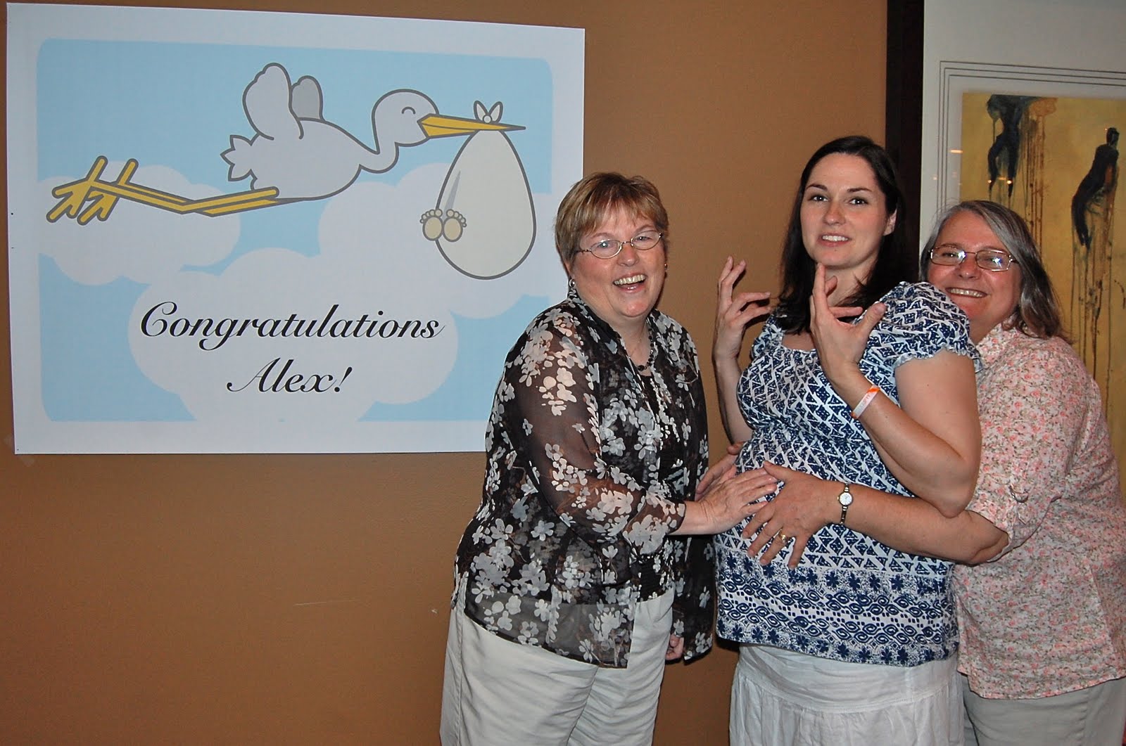 The Harnisch Family: Baby Lyla (1 day old) and Grant (1 year old)