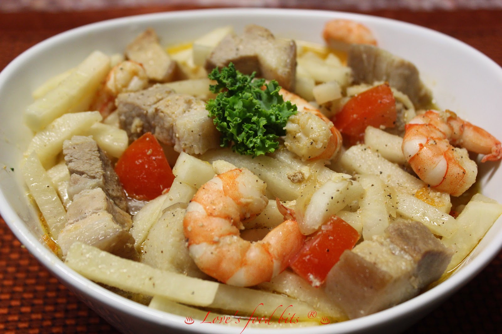 Love's Food Bits: Ginisang Labanos