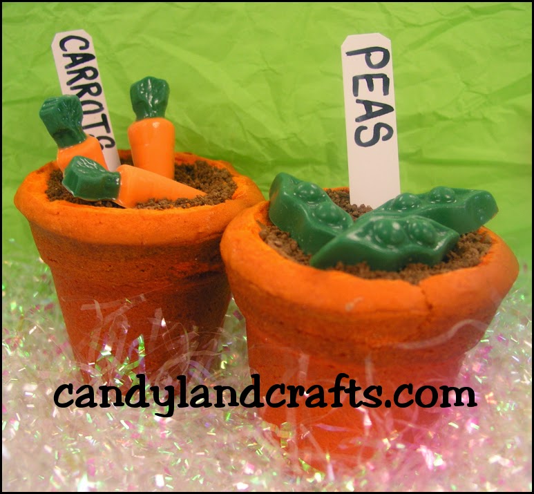 Candyland Crafts Blog: Planting Chocolate Veggies