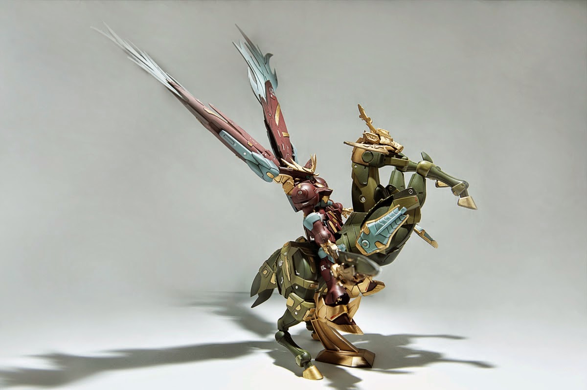 Gundam Family: HGFC 1/144 Master Gundam + Fuunsaiki Sengoku Master ...