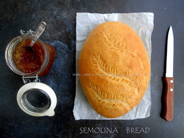 Semolina Bread (Vegan) | Ambrosia