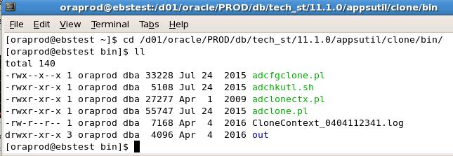 Oracle Ebs Cloning With File System Cold Backup