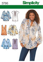 Coco's Loft: Simplicity 3786 Pintucked tunic for Autumn