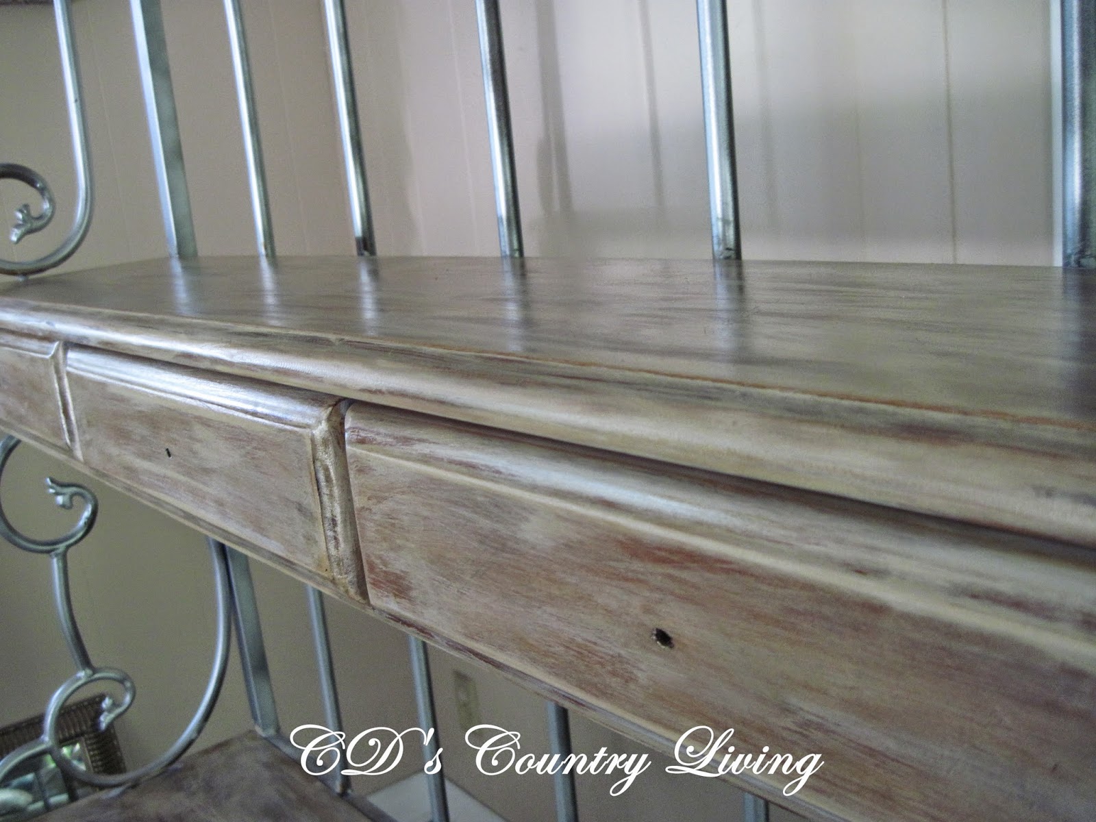 Baker's Rack Makeover - Pallet and Pantry