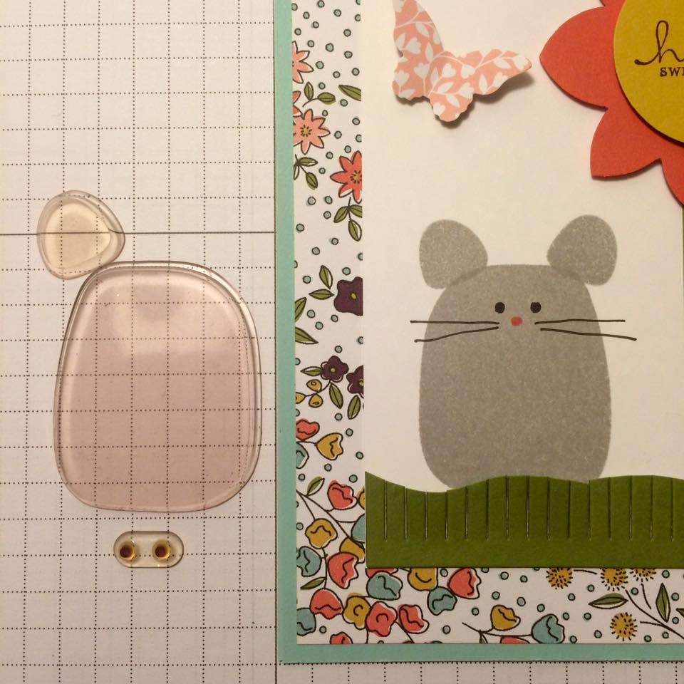 Krystal's Cards: Stampin' Up! Playful Pals Sweet Mouse