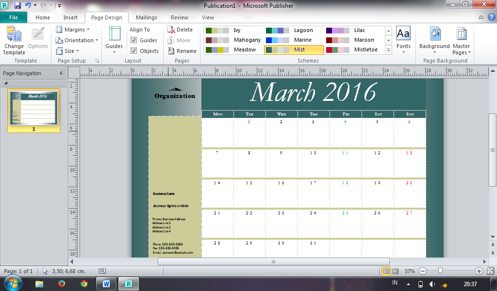 Microsoft Publisher: Pengertian Microsoft Publisher