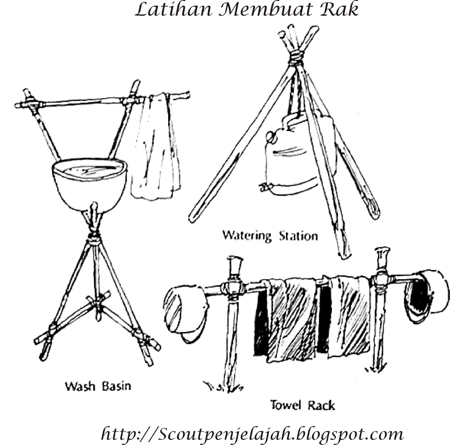 Berlatih Pionering | Penjelajah Pramuka Semkanisa