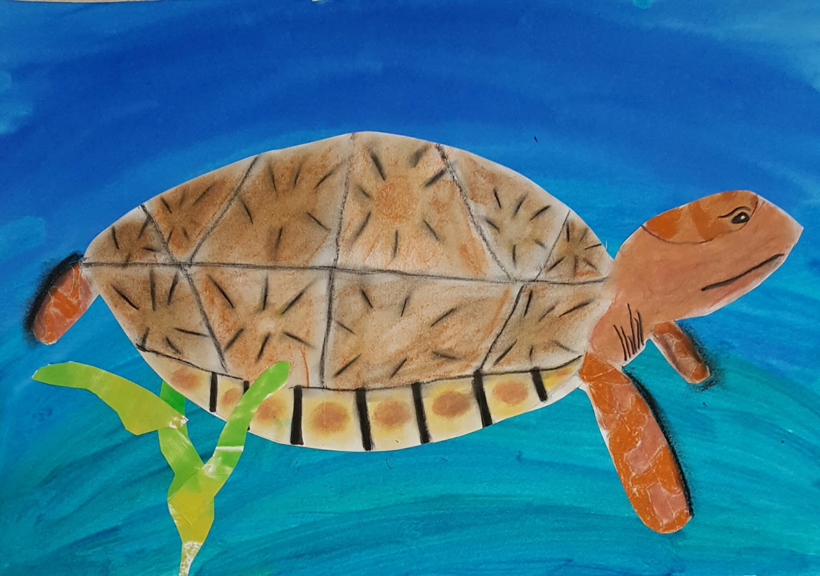 MaryMaking: Sea Turtle Collages