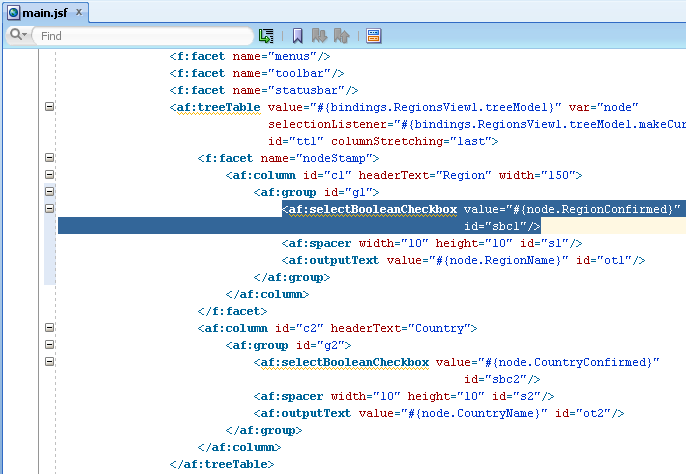 Andrej Baranovskij Blog: ADF Tree - How to Add Checkbox