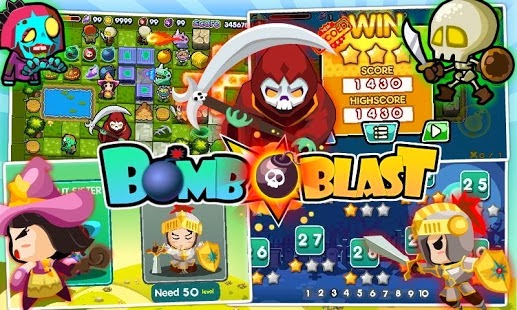Games Android Hvga: Bomb Blast v1.4 Apk Mod [Unlimited Gold]