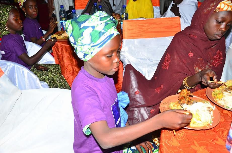 Photos: Borno State First Lady hosts 200 children from IDP camps and ...