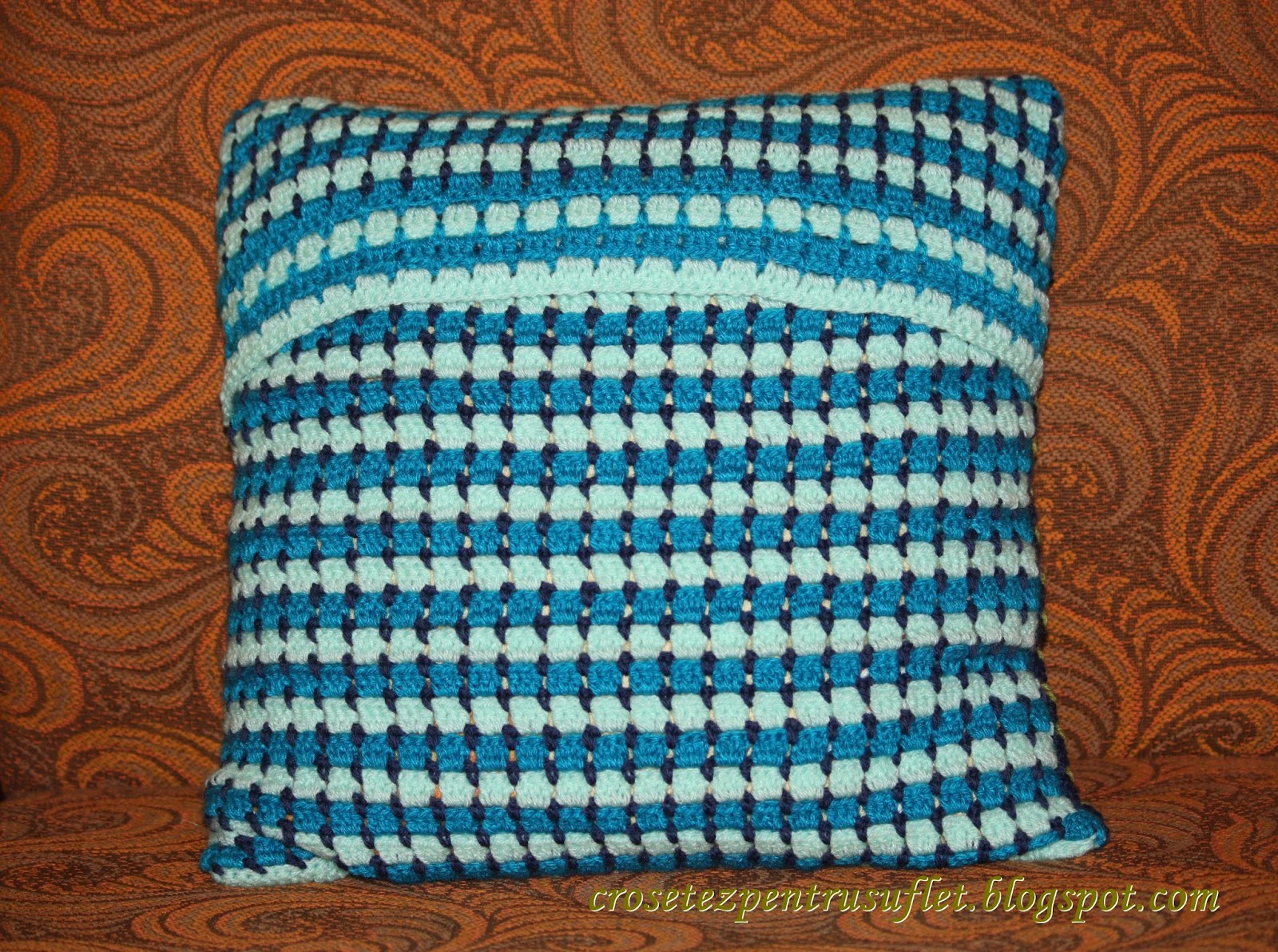 Crochet Boutique: Pernă croşetată