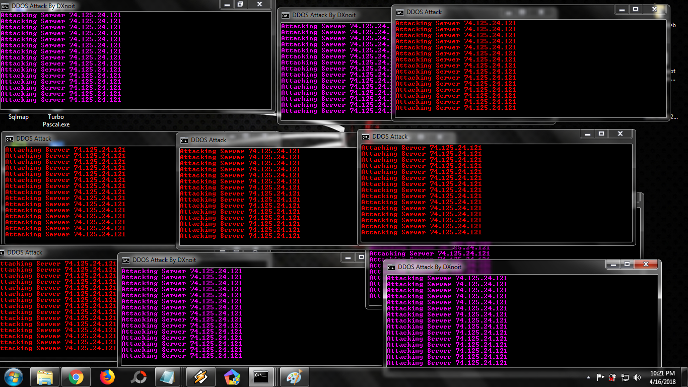 Cara DDOS Menggunakan CMD - DXNOIT