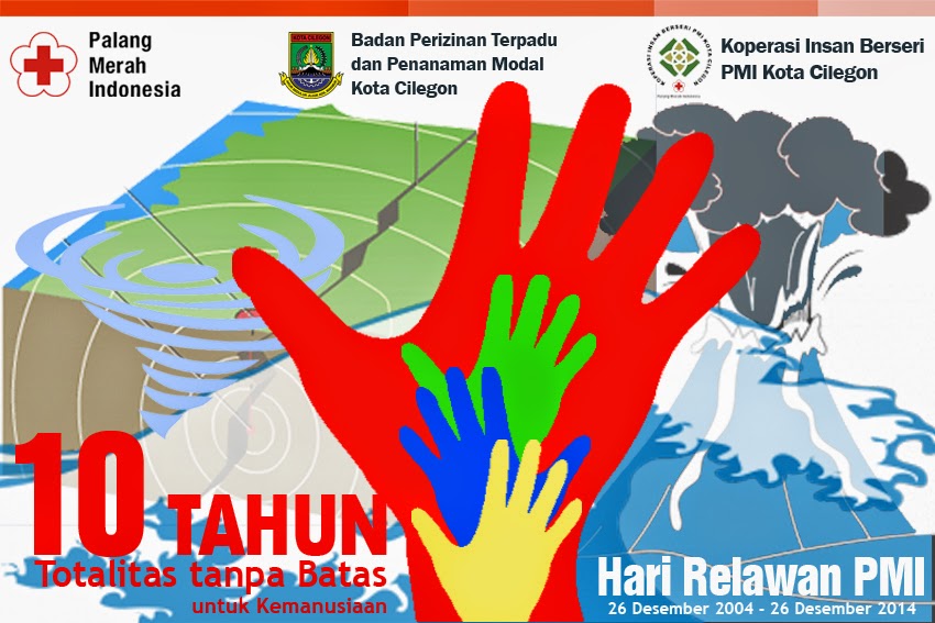 Backdrop Hari Relawan PMI - Download Desain Undangan Pernikahan