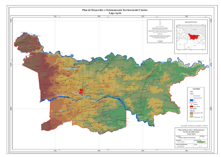 PDOT DEL CANTÓN LAGO AGRIO